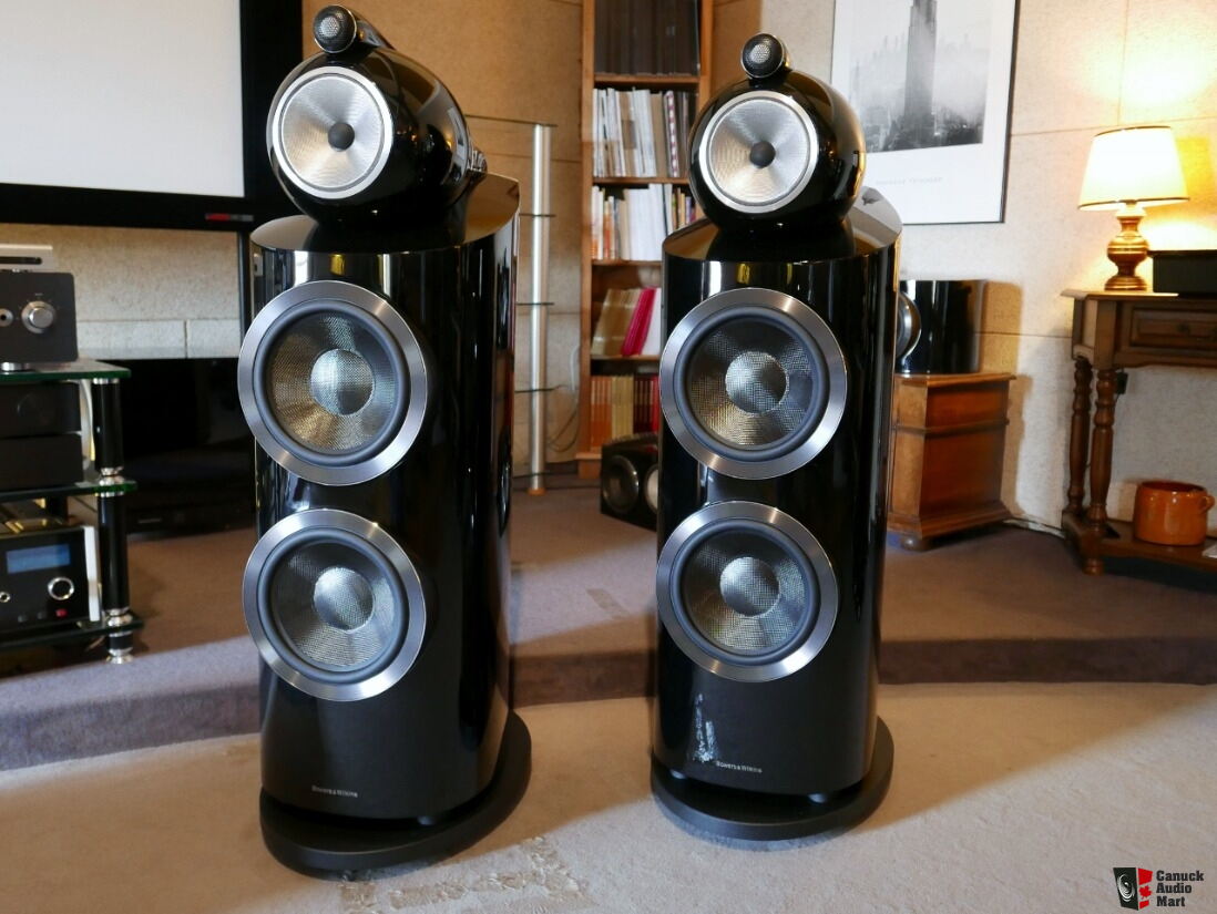 Bower & Wilkins serie 800, 800d3 802d3 801d4 802d4 803d4 in black color ...