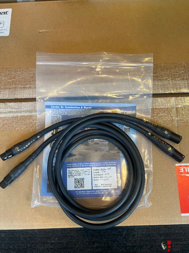 Cardas Golden Reference interconnects XLR termination 1.5 meter long ...