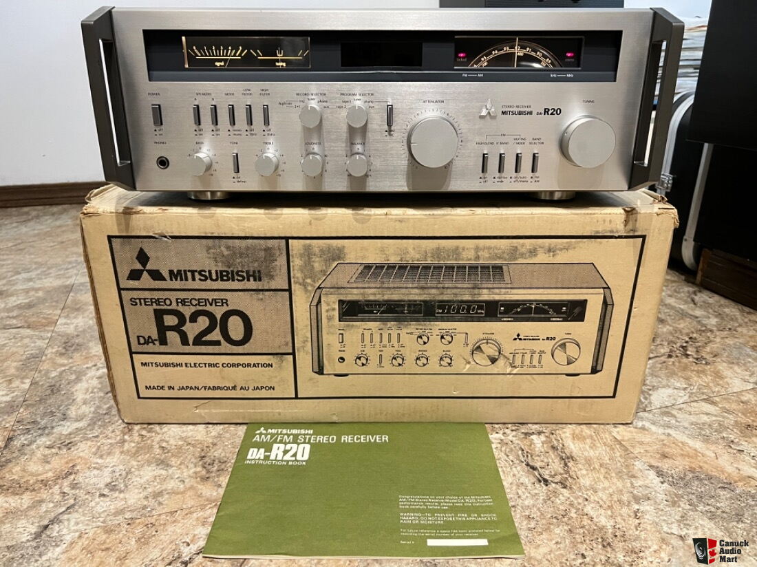 Refurbished 1981 Mitsubishi DA-R20 Receiver BIG Top of the line ...