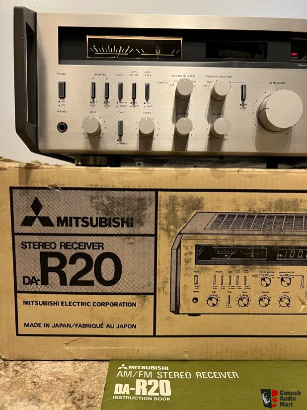 Refurbished 1981 Mitsubishi DA-R20 Receiver BIG Top of the line ...