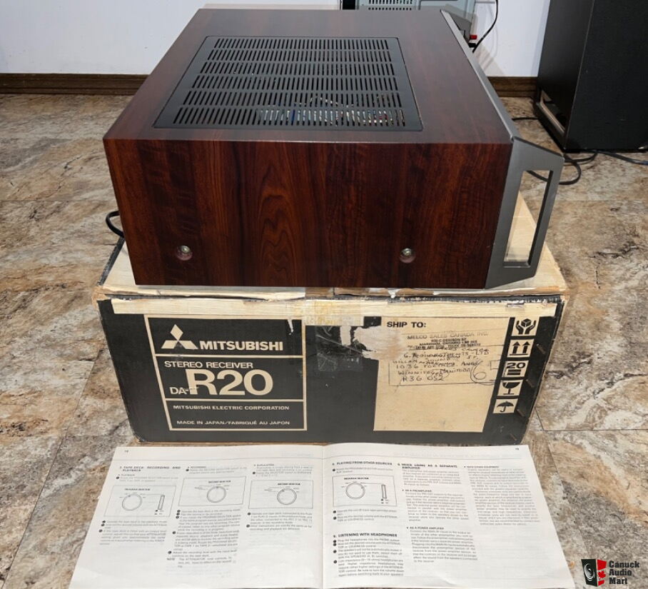 Refurbished 1981 Mitsubishi DA-R20 Receiver BIG Top of the line ...