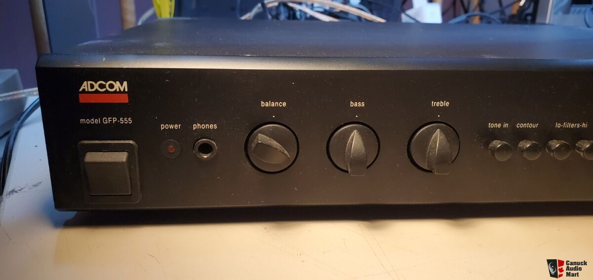 Adcom GFP-555 Preamplifier Tested in good working order Photo #4329712 ...