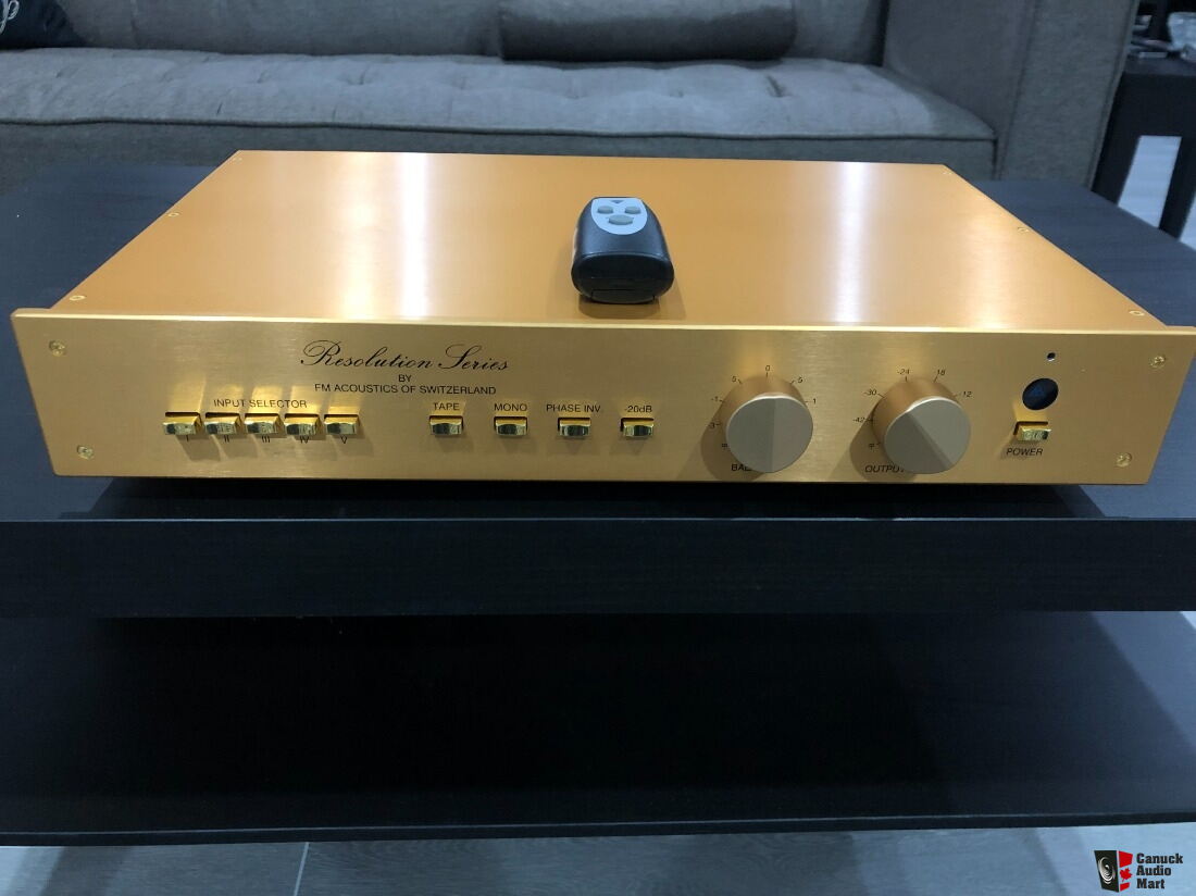 FM Acoustics FM255-MKII, Clone Linestage Preamplifier with remote Photo ...