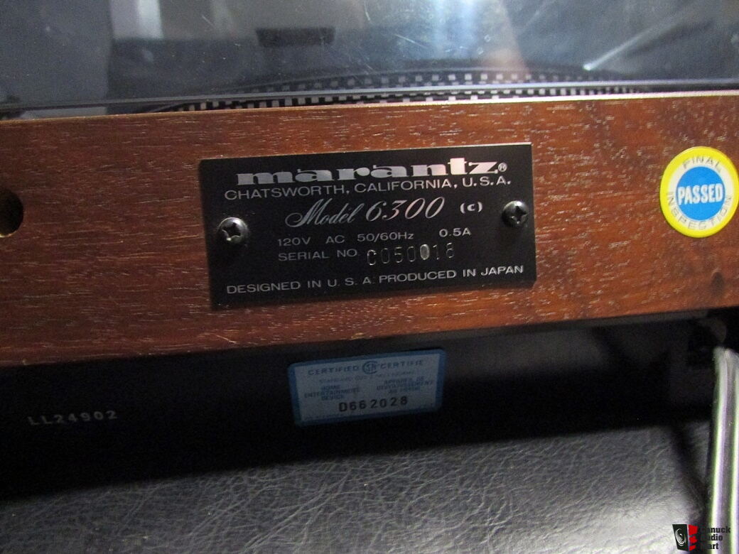 Marantz 6300 Turntable 1975 Photo #4334343 - Canuck Audio Mart
