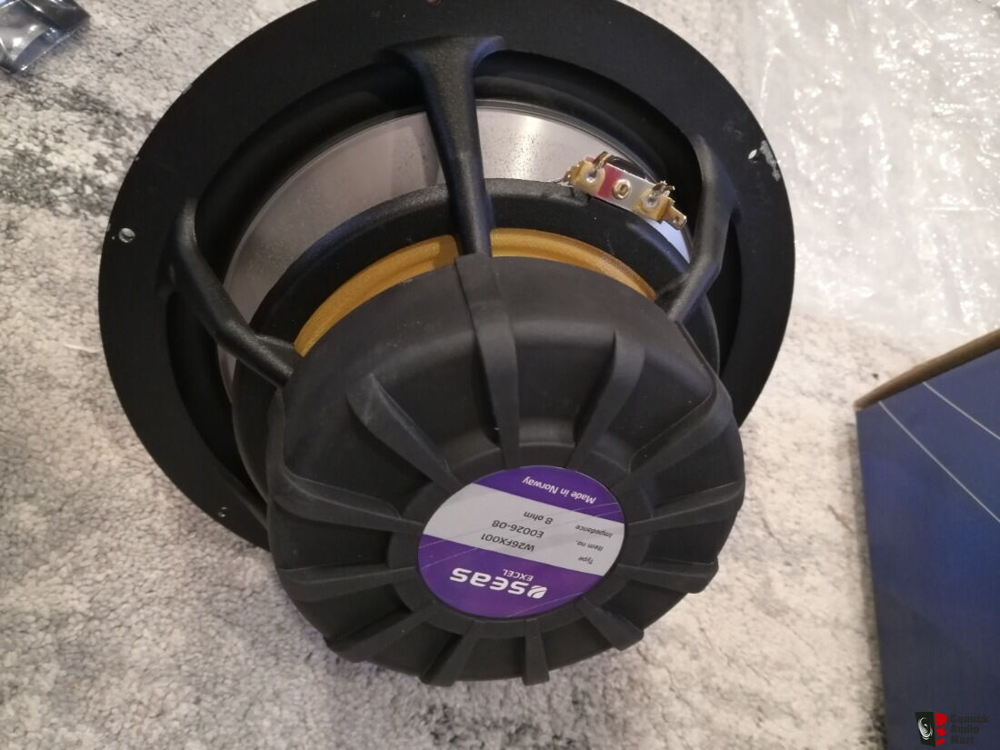 pair SEAS Excel W26FX-001 (E0026-08S) 10" Aluminum Alloy Cone Woofer ...
