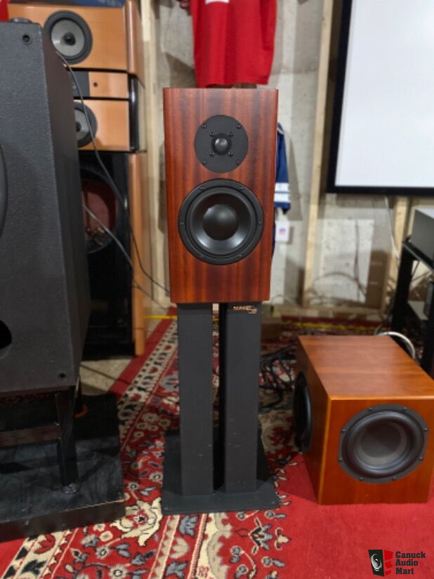 Totem Mani 2/ dual Storm sub setup w Atlantic 4 post stands Photo ...
