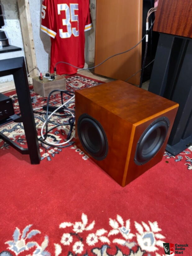 Totem Mani 2/ dual Storm sub setup w Atlantic 4 post stands Photo ...