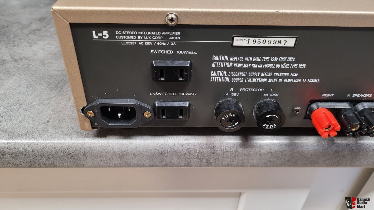 Luxman L5 Integrated DC Amp - Japan Photo #4338979 - US Audio Mart