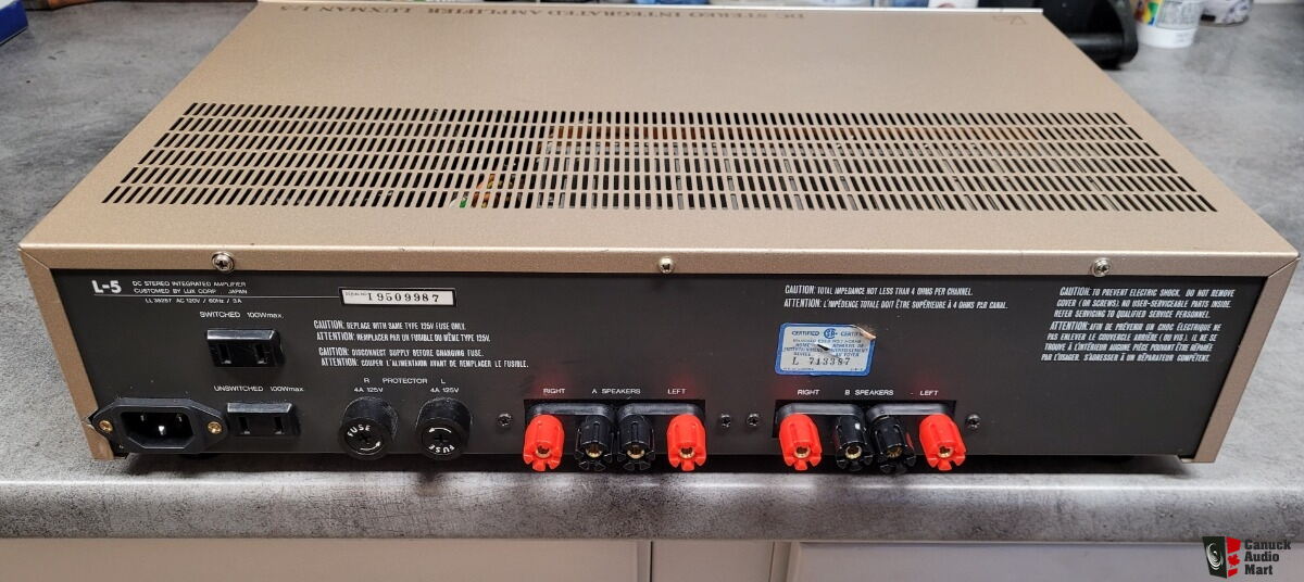 Luxman L5 Integrated DC Amp - Japan Photo #4338977 - Canuck Audio Mart