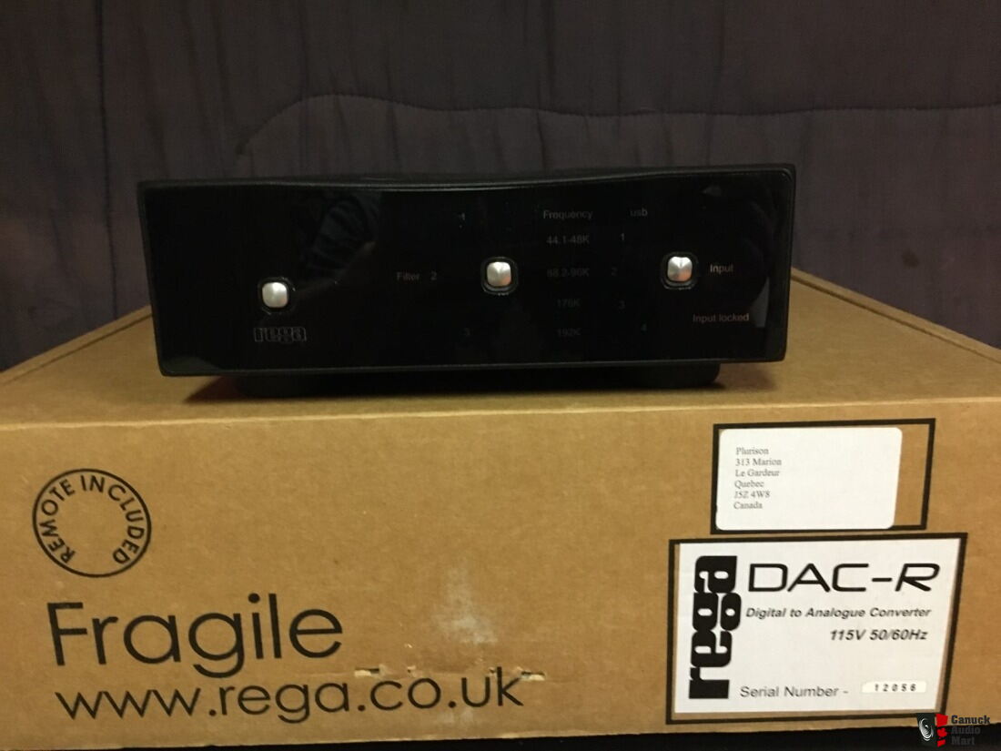 Rega DAC-R for sale with cables For Sale - Canuck Audio Mart