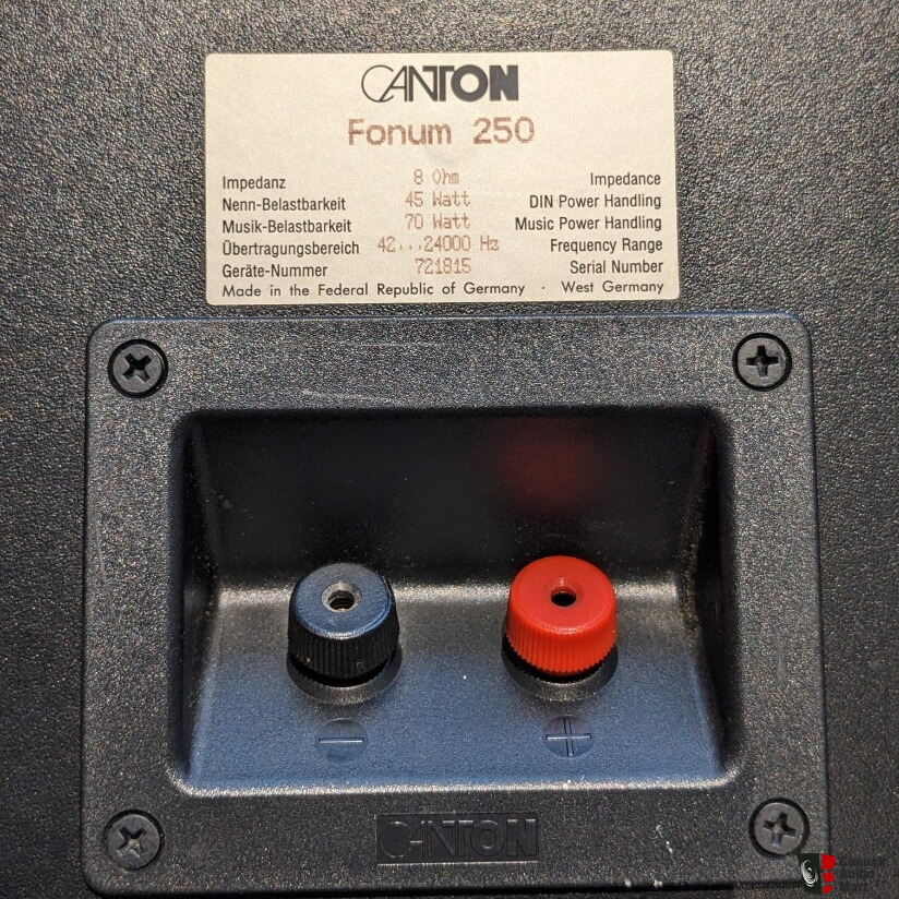 Canton Fonum 250 bookshelf speakers Photo #4343540 - US Audio Mart