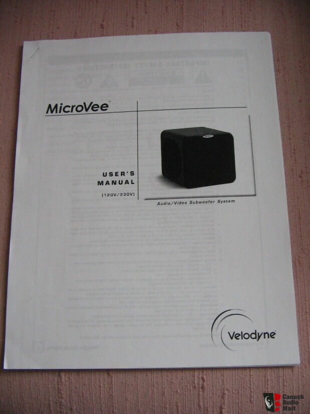 Velodyne MicroVee Compact Active Subwoofer with 1000 watts RMS Power ...