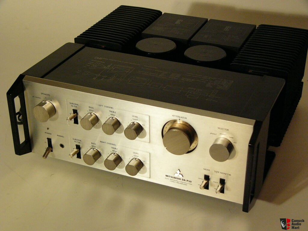 Mitsubishi DA-P10 Preamp and DA-A15 Amplifier Photo #434362 - Canuck ...