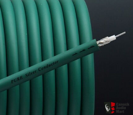Furutech FX-Alpha-Ag Coaxial/FP-160 (G) SPDIF Digital Cable-1.5 Meter ...