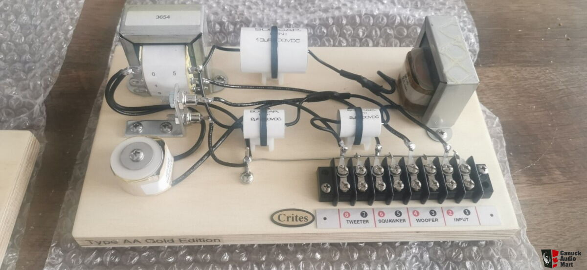 Type AA Crossovers (Gold edition) from Crites (B&K Sound) for Klipsch ...