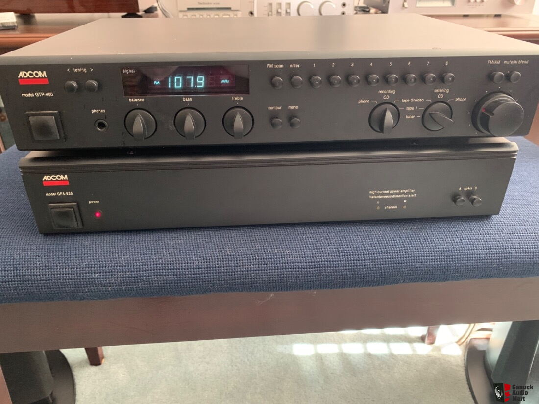 Adcom GTP 400 PreAmp Photo #4350045 - Canuck Audio Mart