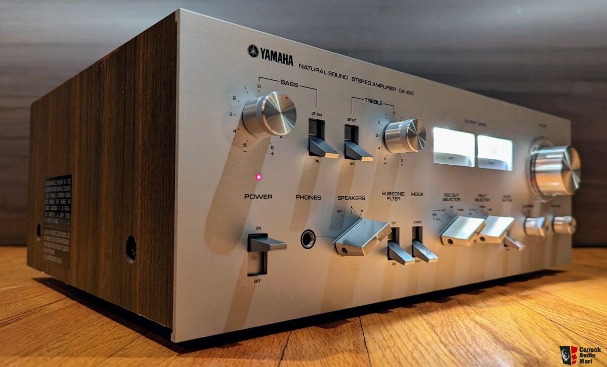 Yamaha CA-610 Stereo Amplifier / Fully Re-capped / Fully serviced ...