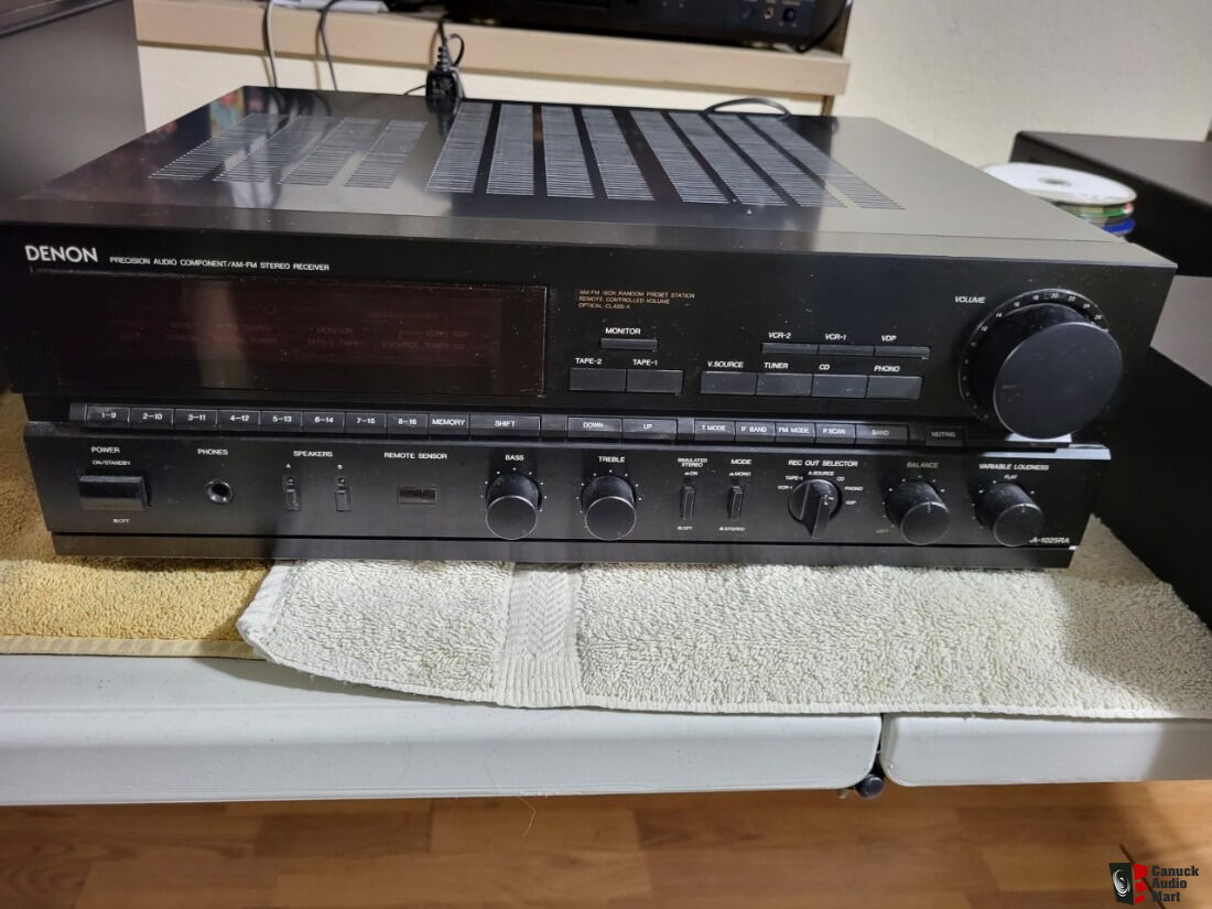 1990 Denon DRA-1025RA, top of the line 125WPC +Receiver For Sale ...