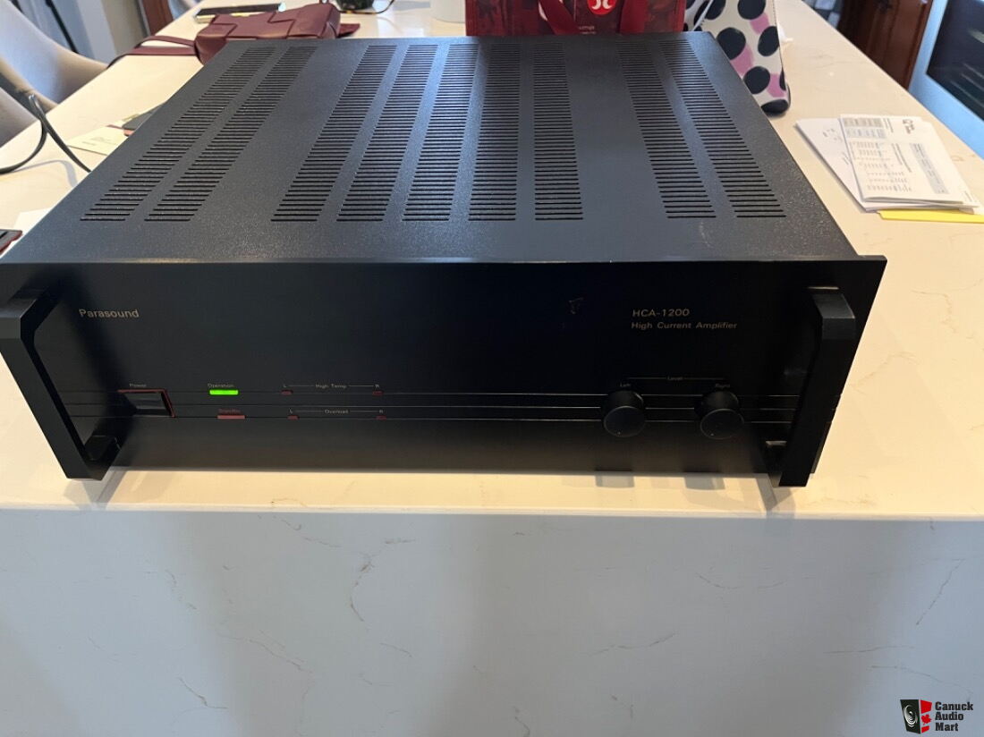 Parasound HCA-1200 High Current Amplifier 200W Photo #4355966 - Canuck ...