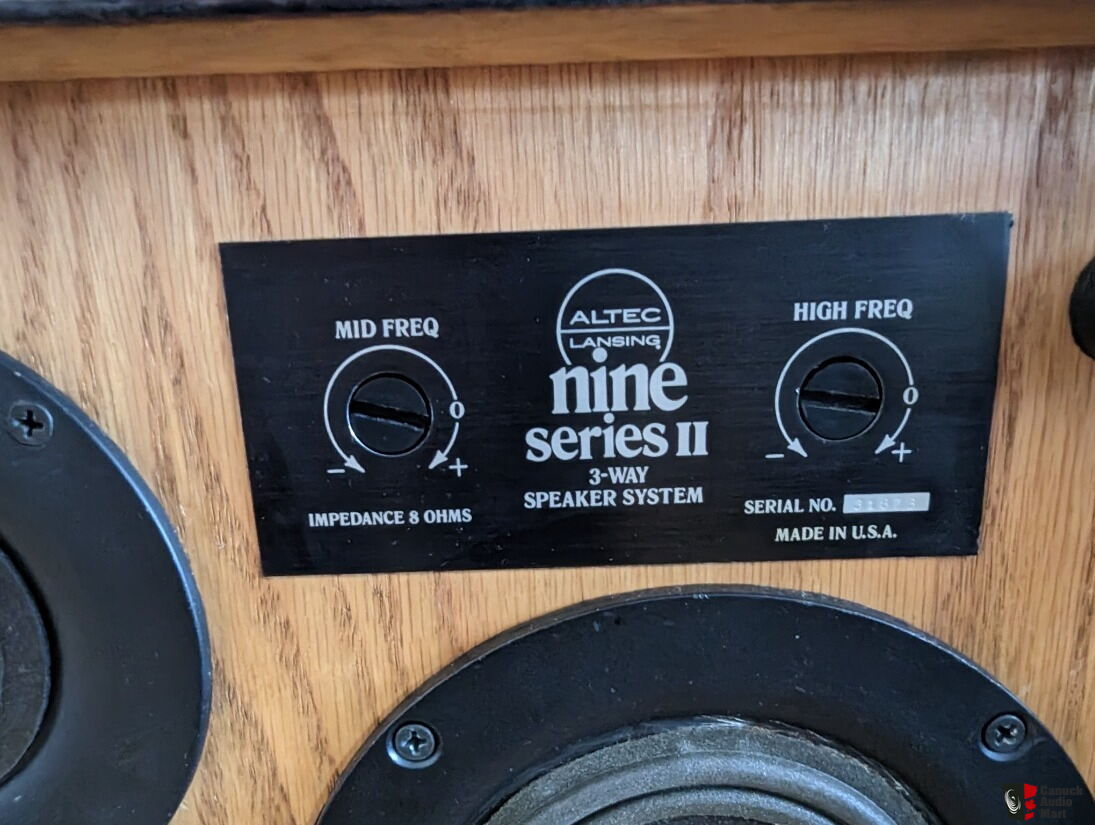 Altec Model Nine series II Speakers Photo #4355976 - UK Audio Mart