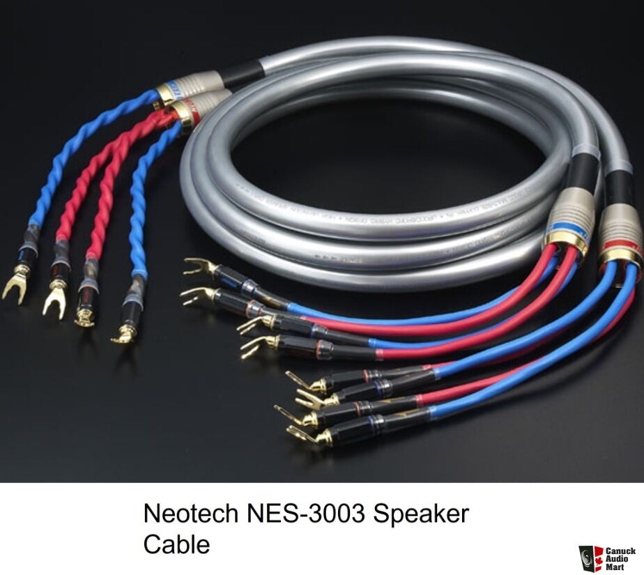 Neotech NES-3003 Speaker Cables & NEI-3001-III Interconnects Photo ...