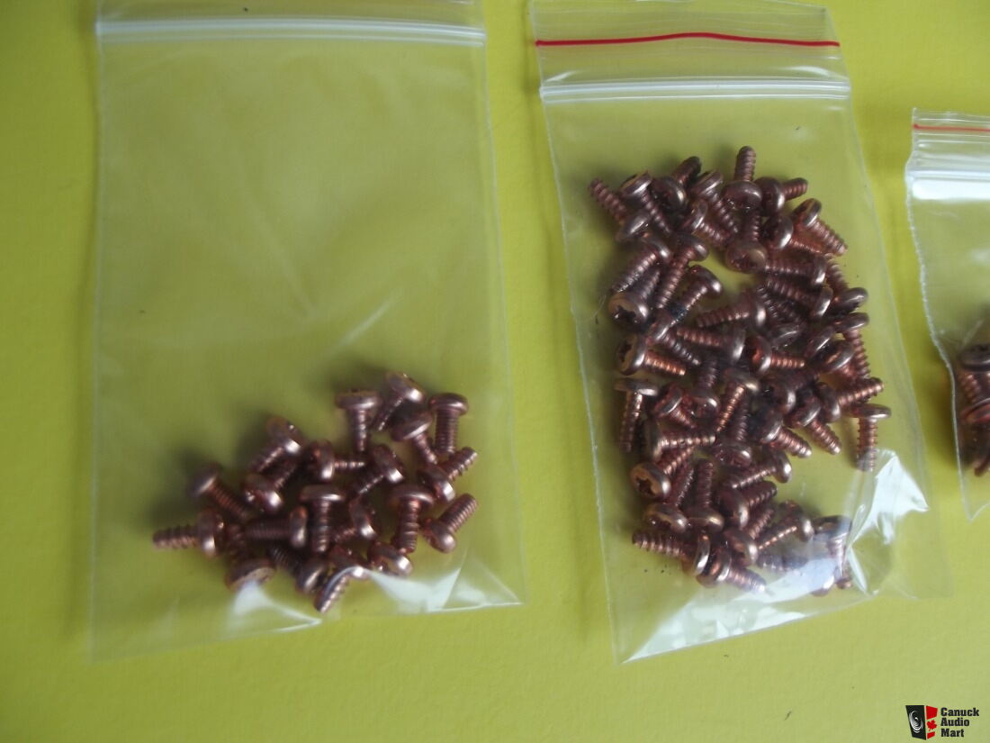Electronic Audio chassis screws cooper plated Photo #4358303 - Canuck ...