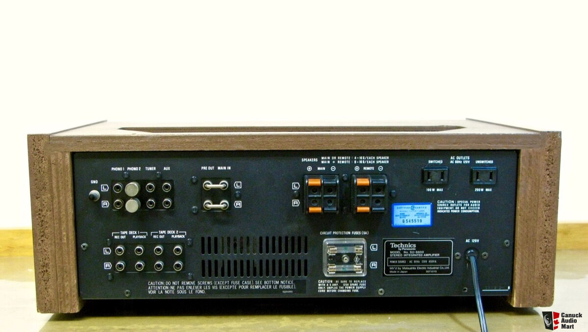 Vintage Technics SU8600 integrated amplifier Photo #4360385 - UK Audio Mart