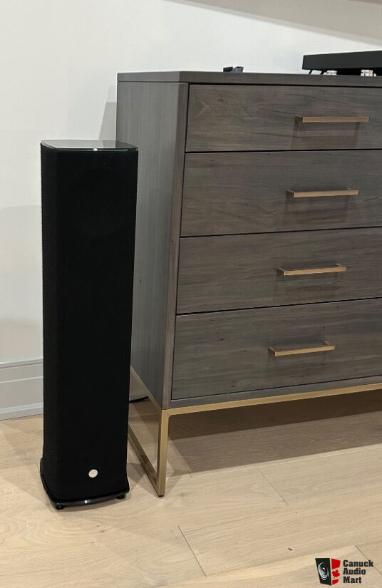 Linn 520 Exakt Aktive Speaker w/Black Covers - Brand New Condition - 3 ...