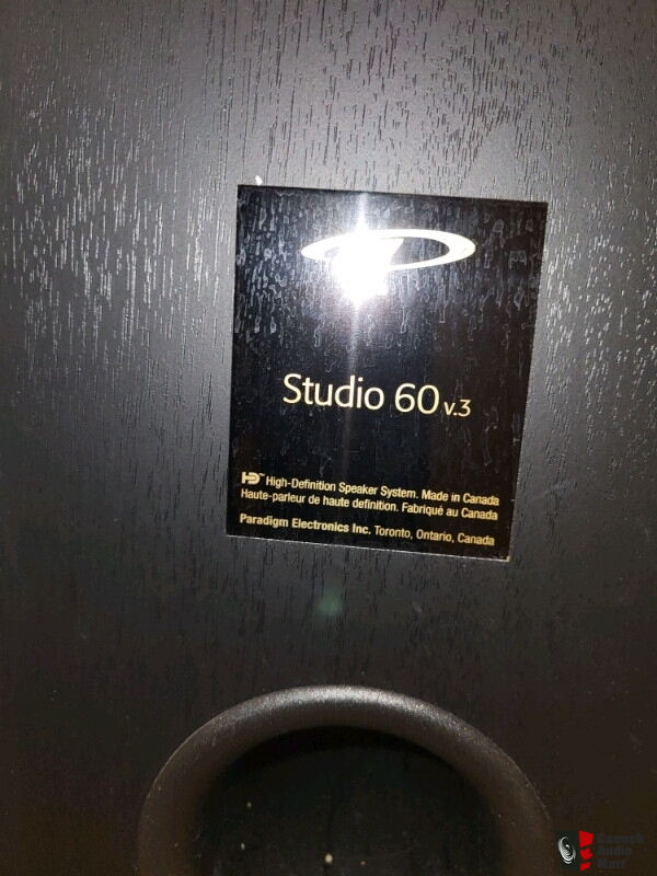 Paradigm studio 60 v3 pair in good condition Photo #4365897 - Canuck ...