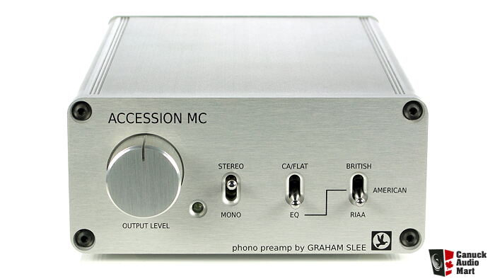 Graham Slee Accession Phono Stage Preamp M or C w/PSU1 - Silver or ...