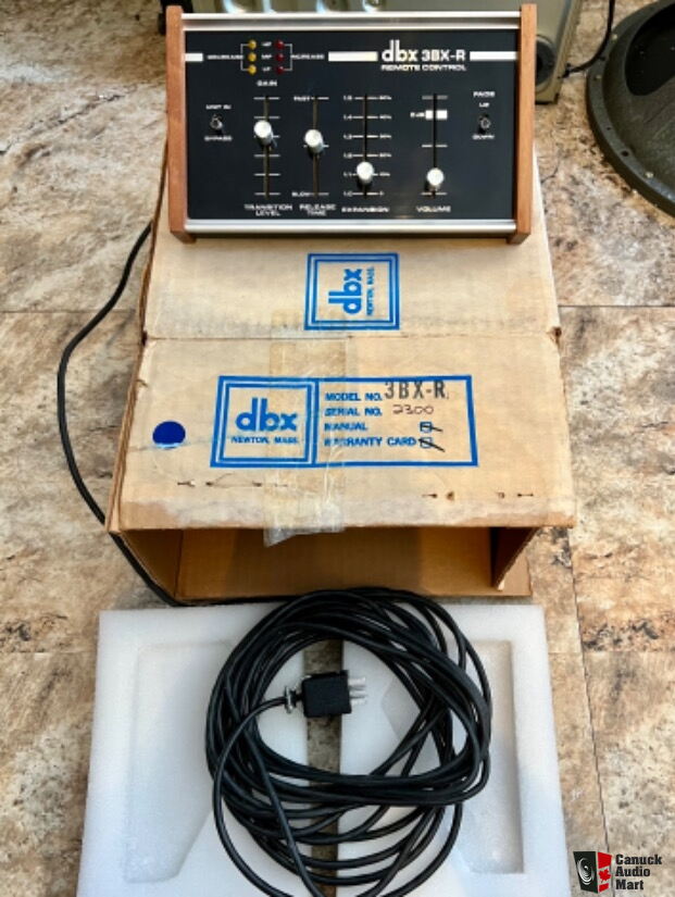 Refurbished X rare DBX 3BX-R Remote control in original packaging ...