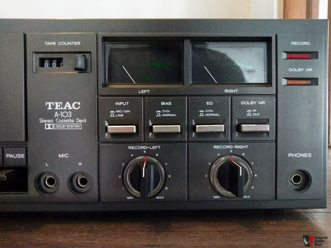 SOLD Teac A103 tape deck fully working Photo #4369428 - Canuck Audio Mart