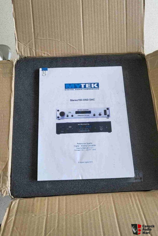 Mytek Digital Stereo 192-DSD DAC Photo #4372773 - Canuck Audio Mart