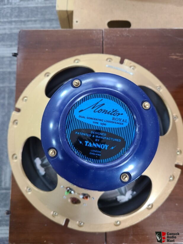 Tannoy Monitor Royal Blue 12/60 Dual Concentric 12" Speakers with X ...