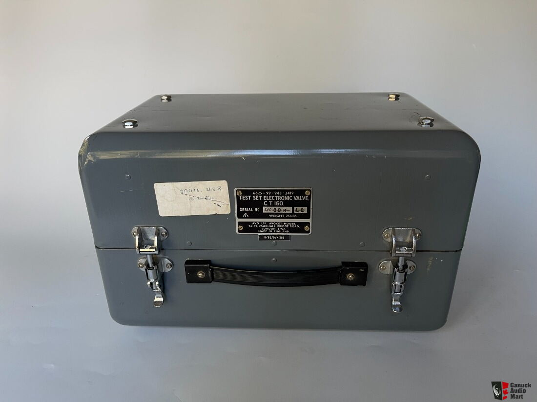 AVO CT160 Military Portable Tube Tester For Sale - Canuck Audio Mart