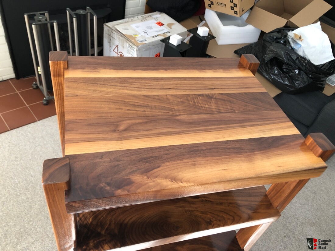 Pending to Karan - Stunning Walnut Audio Rack - 5 Shelf unit by Massif ...