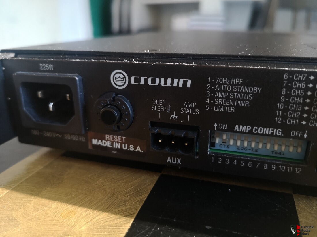 Crown CT875 8 Channel Power Amplifier. New Condition Photo #4376071 ...