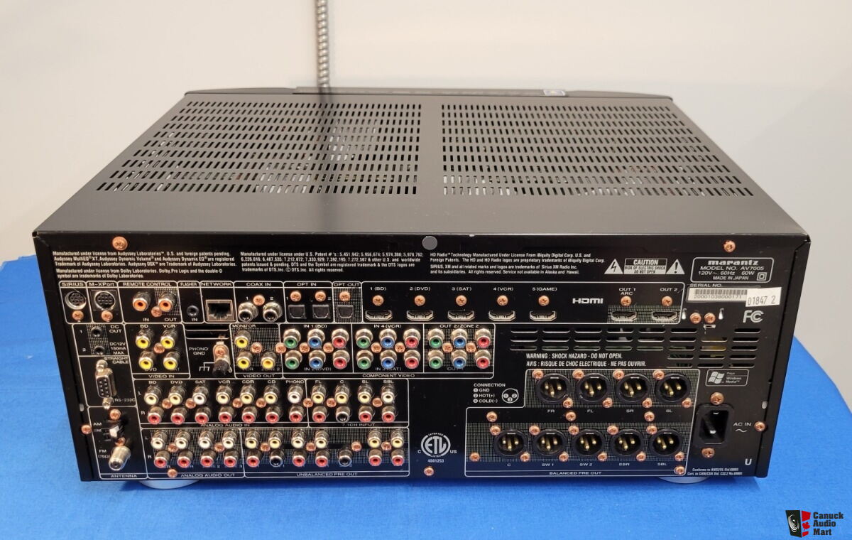 HT Estate Sale] Best Offer For Marantz AV7005 7.1 Pre-Pro Tuner Photo ...