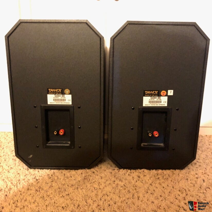Tannoy System 800 8" Dual Concentric Speaker Pair Consecutive Serial ...