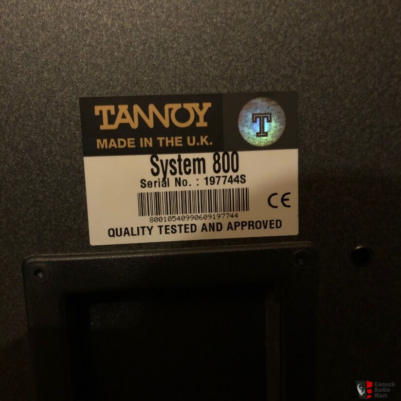 Tannoy System 800 8" Dual Concentric Speaker Pair Consecutive Serial ...
