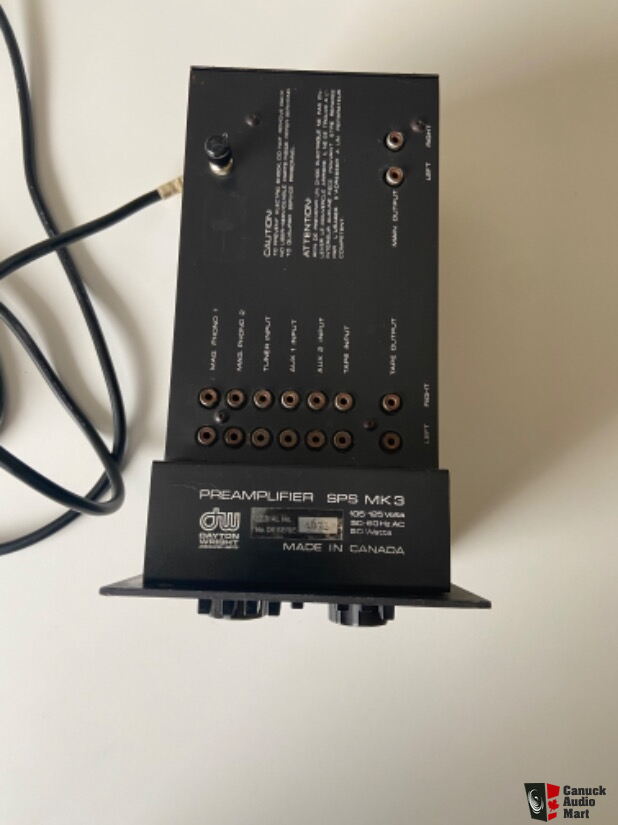 Dayton Wright Model SPS mk3 Photo #4383896 - Canuck Audio Mart