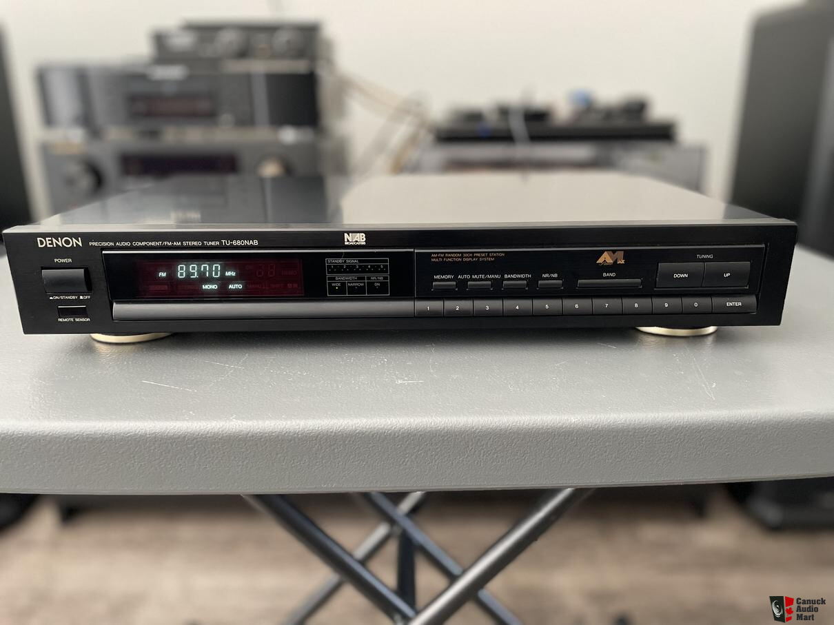 Denon TU-680NAB precision audio AM/FM stereo tuner - Japan For Sale ...
