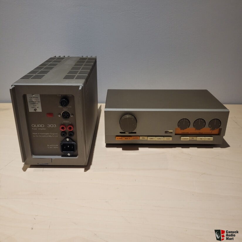 Quad 33 303 set of 2 amplifiers Photo #4386423 - Canuck Audio Mart