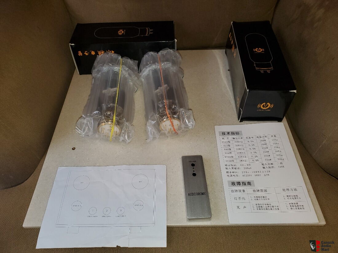 Audioromy M-838 tube integrated amp SE using 805 Tubes Remote Photo ...