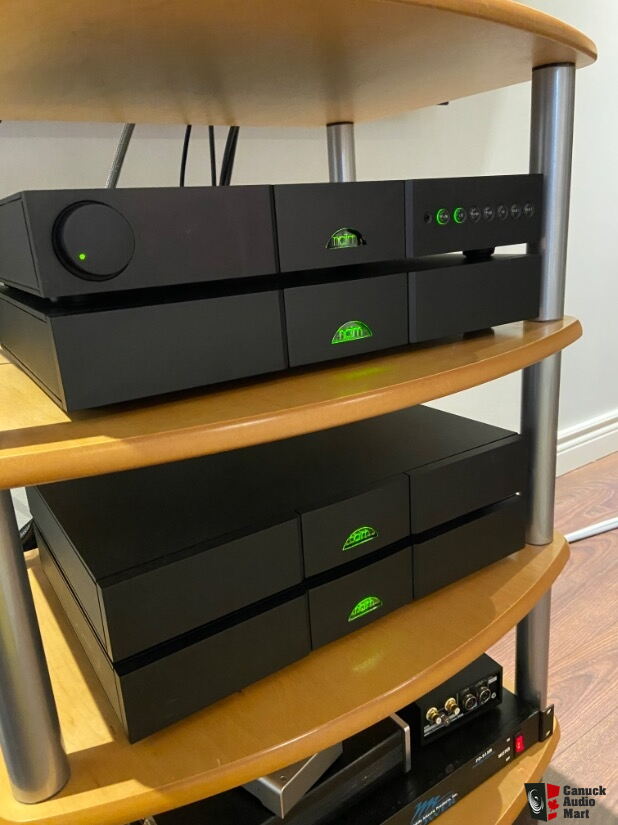 Naim stack - NAC 152XS, Flatcap 2 (new caps 2022), 2 x NAP 150x for Bi ...