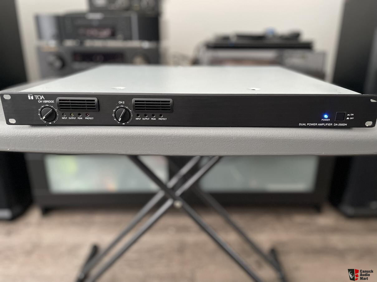 TOA DA-250DH Dual Power Digital Amplifier Class D Photo #4389101 - US ...
