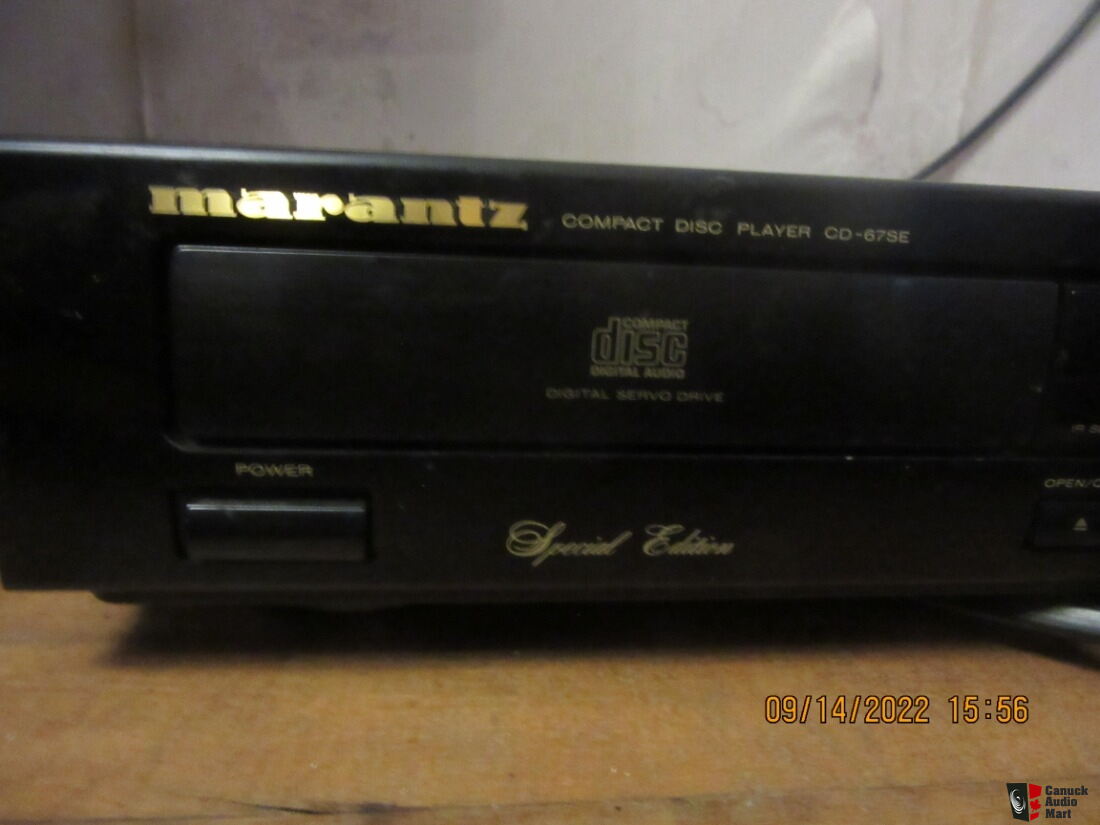 Marantz CD Player CD-67SE Photo #4392575 - Canuck Audio Mart