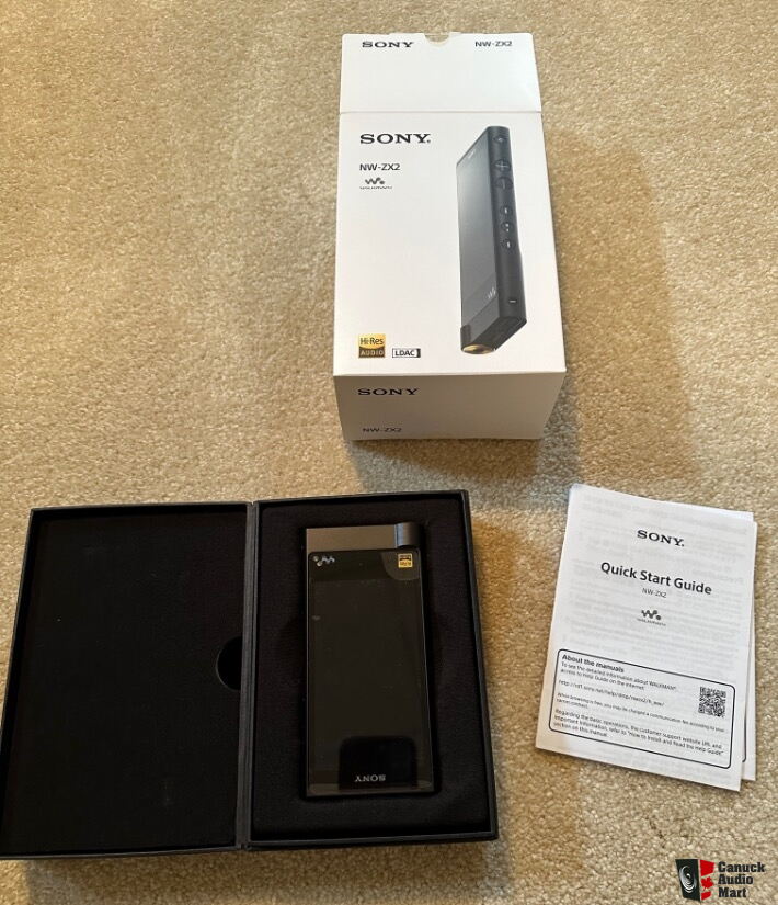 Sony NW-ZX2 128GB High-Resolution Audio Portable Music Player Photo ...