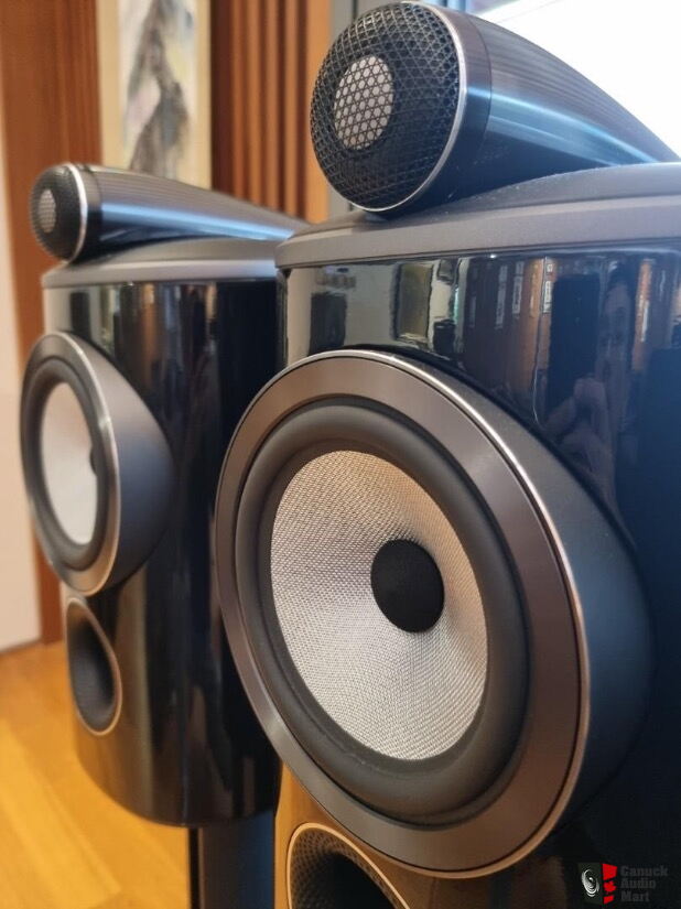B&W 805 D4 Gloss Black Speakers ~ Like New Photo #4399347 - UK Audio Mart
