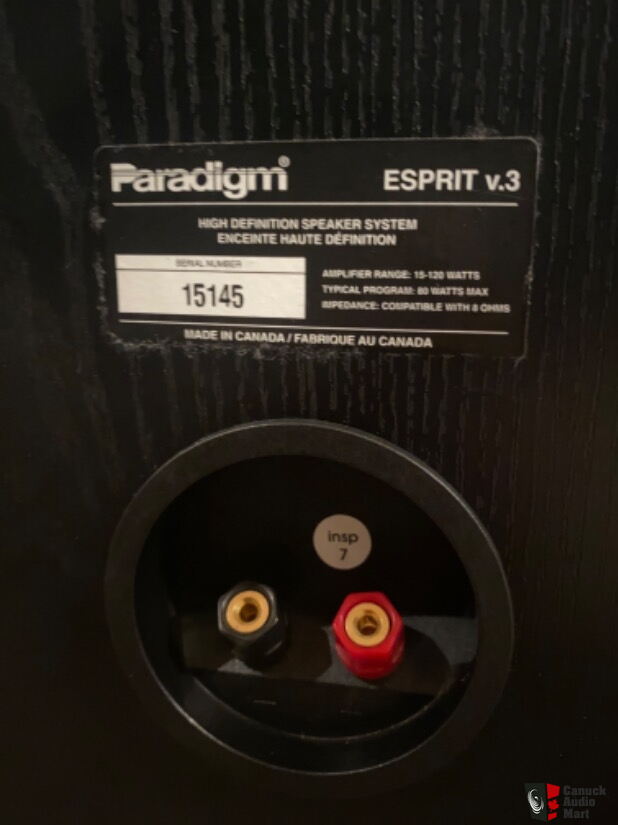 Paradigm Esprit V3 Speakers Photo #4401743 - UK Audio Mart